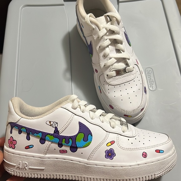 Nike | Shoes | Custom Juice Wrld Air Forces Size 45y | Poshmark